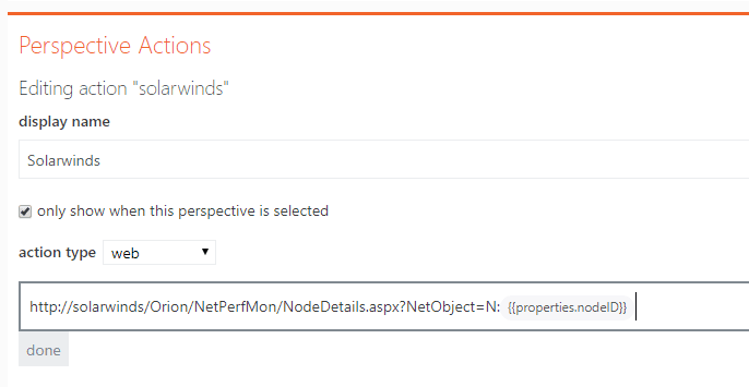 Adding Solarwind nodes to Enterprise Applications - SquaredUp DS